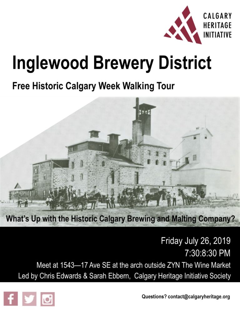 Brewery poster - Calgary Heritage Initiative